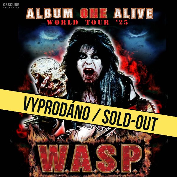 W.A.S.P. - Album One Alive 2025 | TICKETPORTAL vstupenky na dosah - divadlo, hudba, koncert ...