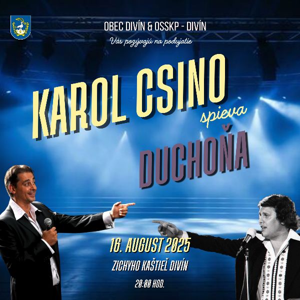 Karol Csino spieva Karola Duchoňa | TICKETPORTAL vstupenky na dosah ...