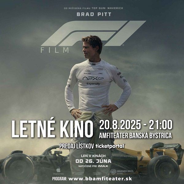 F1 FILM - LETNÉ KINO | TICKETPORTAL vstupenky na dosah - divadlo, hudba ...