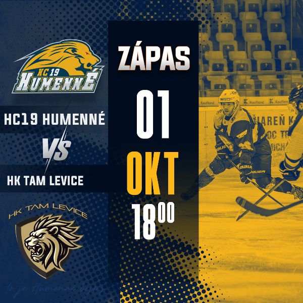 HC 19 Humenné vs HK Tam Levice | TICKETPORTAL vstupenky na dosah - divadlo, hudba, koncert ...
