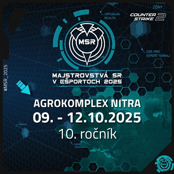 Slovenská sporiteľňa MSR v elektronických športoch + Autosalón AUTOSHOW Nitra 2025 ...